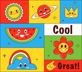 Groovy Sun Vector Images (over 1,100)