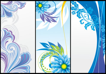 Floral poster Royalty Free Vector Image - VectorStock