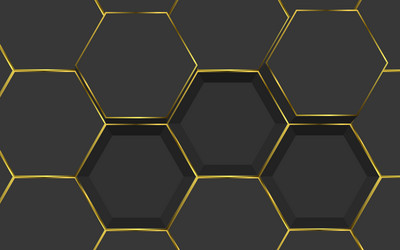 Gold Hexagon Pattern Vector Images (over 8,000)