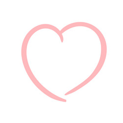 Valentine love heart claws scratch Royalty Free Vector Image