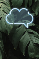 Green speech balloon background Royalty Free Vector Image