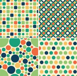 Seamless geometric circular pattern Royalty Free Vector