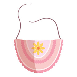 Baby bib icon cartoon style Royalty Free Vector Image
