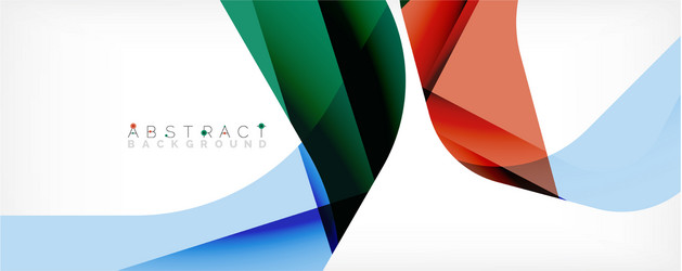 Minimal abstract background - color overlapping Vector Image