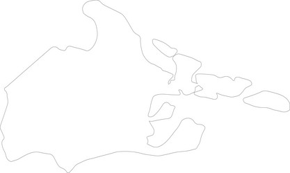 Romblon philippines outline map Royalty Free Vector Image