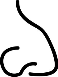 Hunchback pointing Royalty Free Vector Image - VectorStock