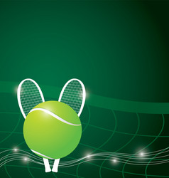 Tennis background design Royalty Free Vector Image