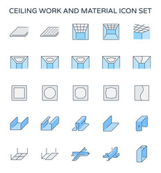 Interior designs logo different color rooms Vector Image