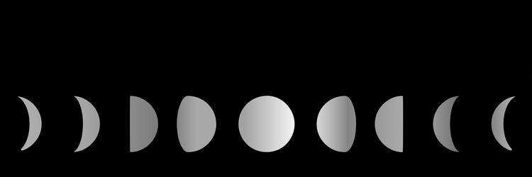 Silver Moon Vector Images (over 2,000)