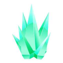 Red stone crystal Royalty Free Vector Image - VectorStock