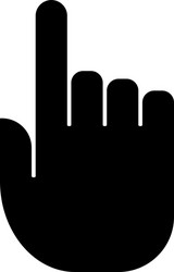 Palm hand icon design template isolated Royalty Free Vector