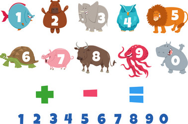 Numbers Animals Vector Images (over 22,000)
