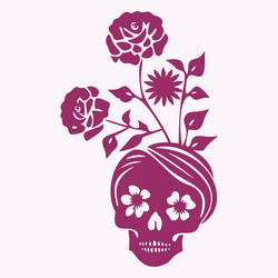 Skull Rock Tattoo Vector Images (over 4,700)