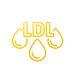 Cholesterol icon with artery on white Royalty Free Vector