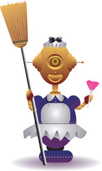 Robot Maid Vector Images (over 210)