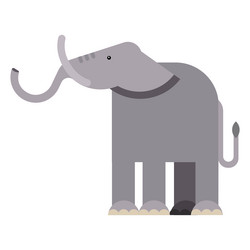 Elephant ivory tail ear trunk pattern detailed Vector Image