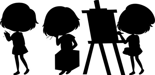 Cartoon Silhouette Vector Images (over 470,000)