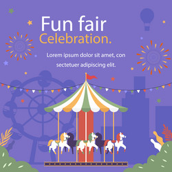 Kids Fun Fair Poster Vector Images (over 380)