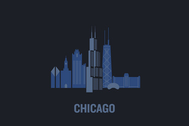 Chicago Skyline Symbol Vector Images (over 190)