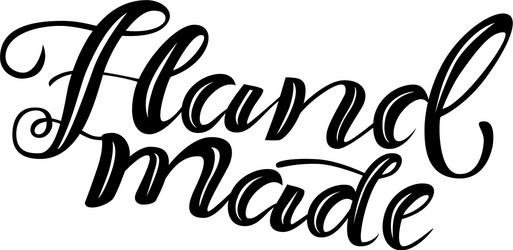 Self-made lettering calligraphy motivation Vector Image