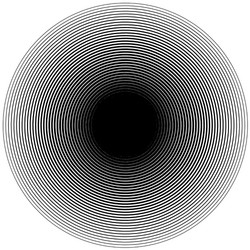 Dot circle pattern halftone circular burst Vector Image