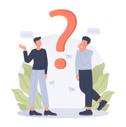 People question marks Royalty Free Vector Image