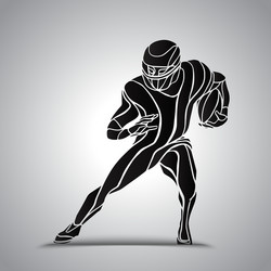 Aggressive Football Players Vector Images (over 480)