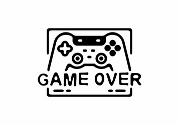 House gaming line art Royalty Free Vector Image