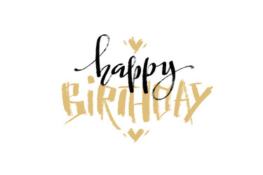 Birthday Card Greeting Happy Inscription Vector Images (over 4,100)