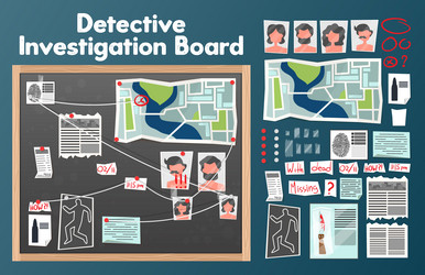 Detective Board Vector Images (over 2,600)