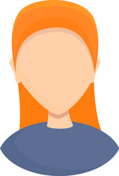 Anonymous head icon cartoon style Royalty Free Vector Image