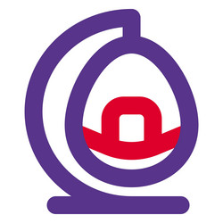 Attractive egg chair for decoration Royalty Free Vector