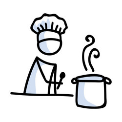 Stickman Cook Vector Images (over 140)