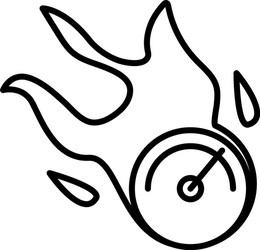 Speedometer Fire Tachometer Vector Images (over 100)