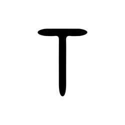 X icon simple style danger poster background Vector Image