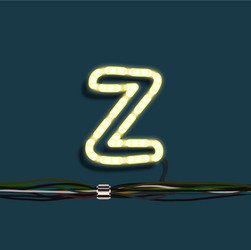 Neon Z Letter Font Vector Images (over 480)