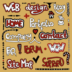 Hand drawn text lettering Royalty Free Vector Image