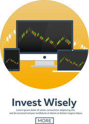 Forex market trading club online Royalty Free Vector Image