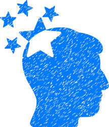 Stars hit head icon Royalty Free Vector Image - VectorStock