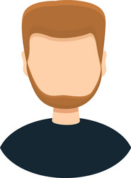 Anonymous head icon cartoon style Royalty Free Vector Image