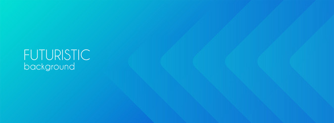 Abstract modern blue gradient wide banner Vector Image