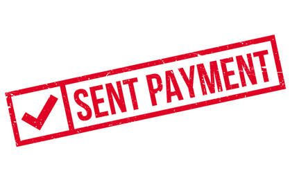 Sent payment rubber stamp Royalty Free Vector Image