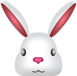 Avatar of a cute rabbit Royalty Free Vector Image