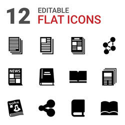 Publish icons Royalty Free Vector Image - VectorStock
