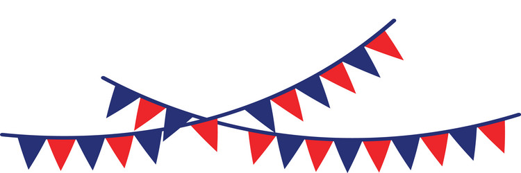 Simple flat flag icon graphic design template Vector Image