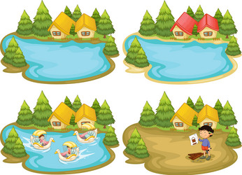 Lake House Vector Images (over 4,400)