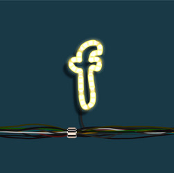 Neon F Letter Vector Images (over 620)