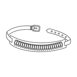 Belt Cowboy Bullet Vector Images (over 120)