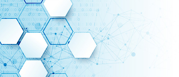 Abstract grey engineering tech background Vector Image