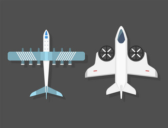 Realistic airplane template Royalty Free Vector Image